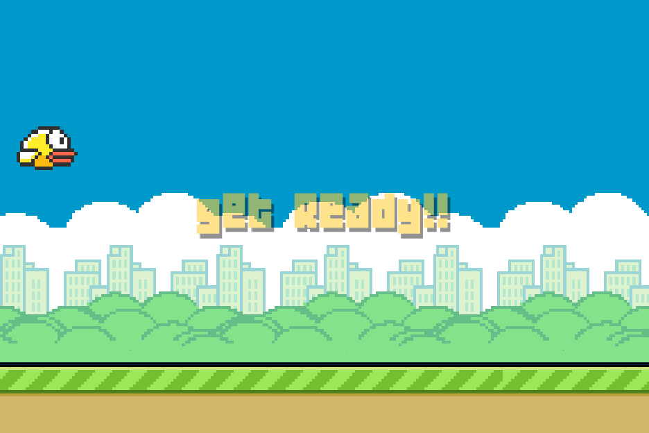 Clumsy Bird Game In Javascript Free Source Code Sourcecodester 